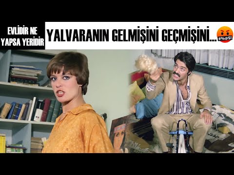 Evlidir Ne Yapsa Yeridir Türk Filmi | Mecnun Sinirden Deliye Dönüyor