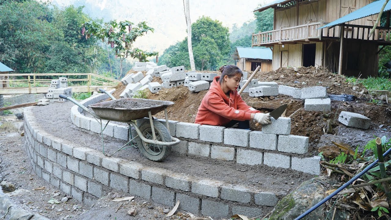 building a wall around the campus, preventing flooding P8, rural life ...