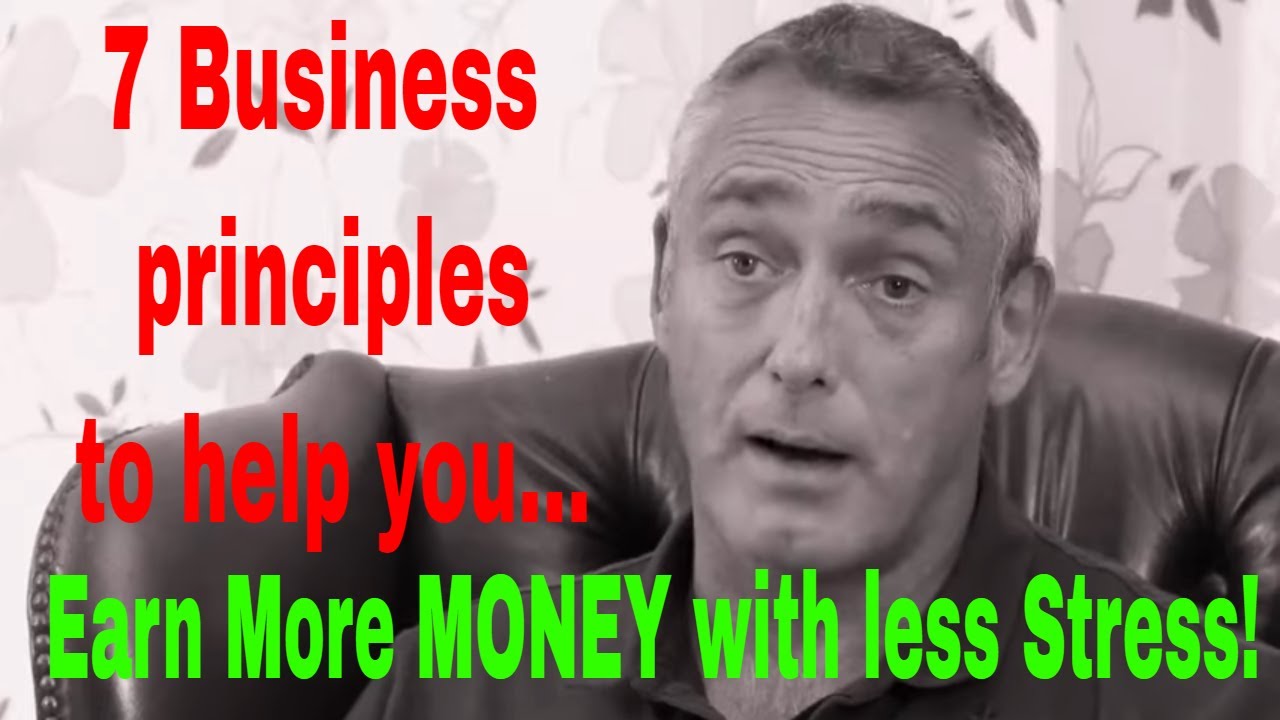 7 Principles to help you earn more money with less stress! - YouTube