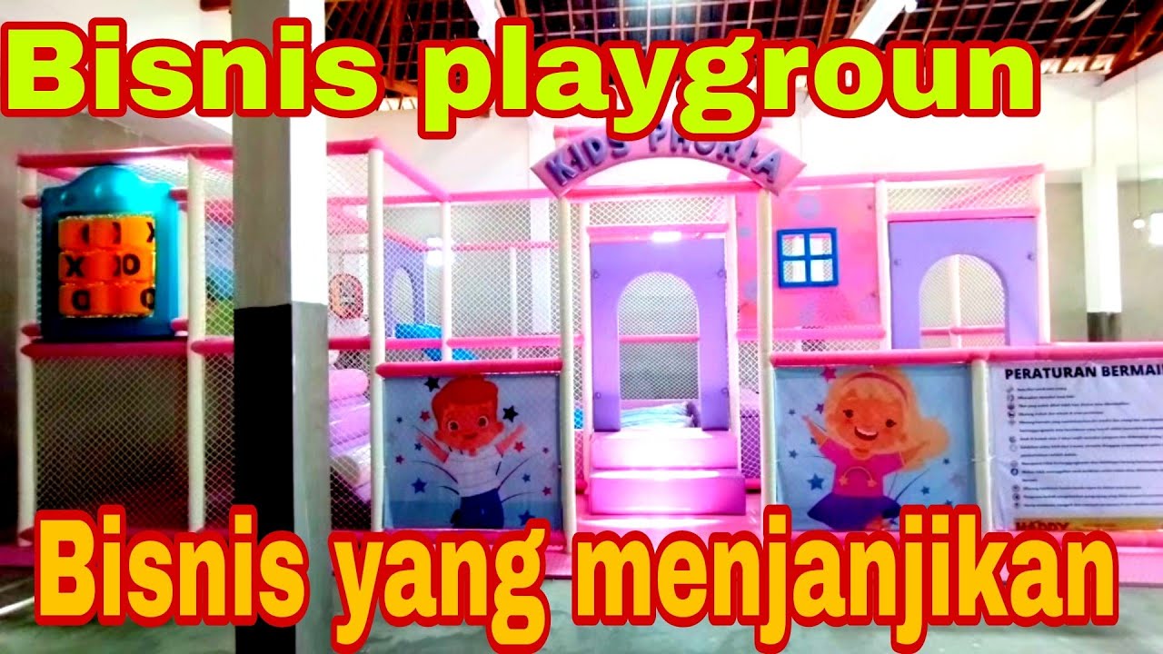 Indoor playground buat di ruko, Bisnis playground - YouTube