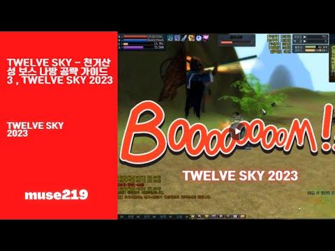 twelve sky - 천거산성 보스 나방 공랙 가이드3 - YouTube
