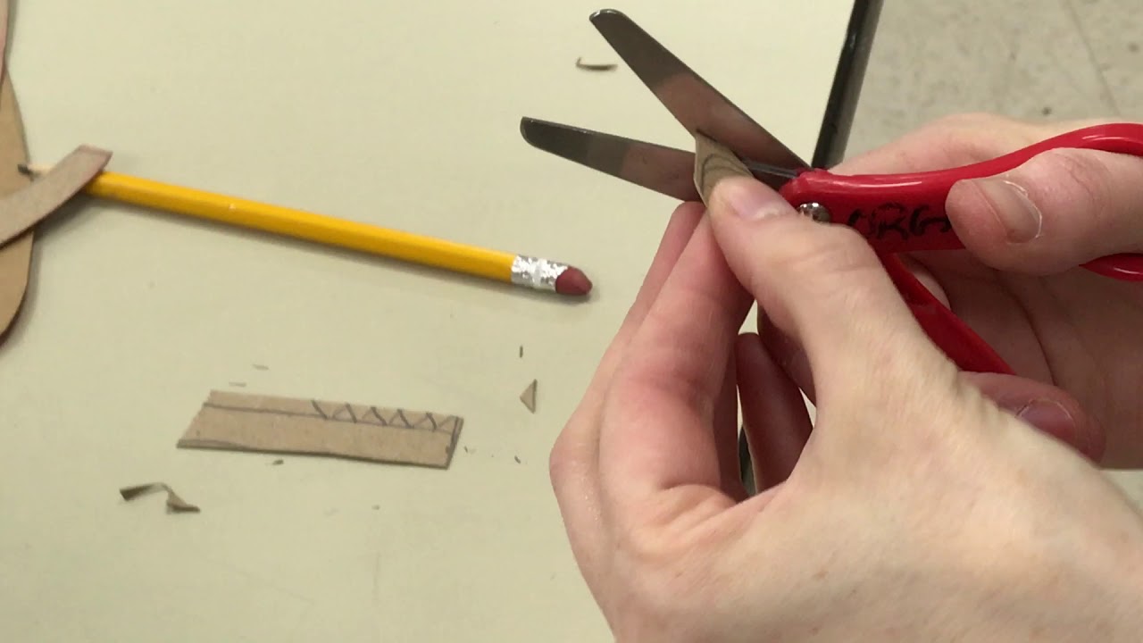 Low Relief Cardboard Sculpture Part 3 - YouTube