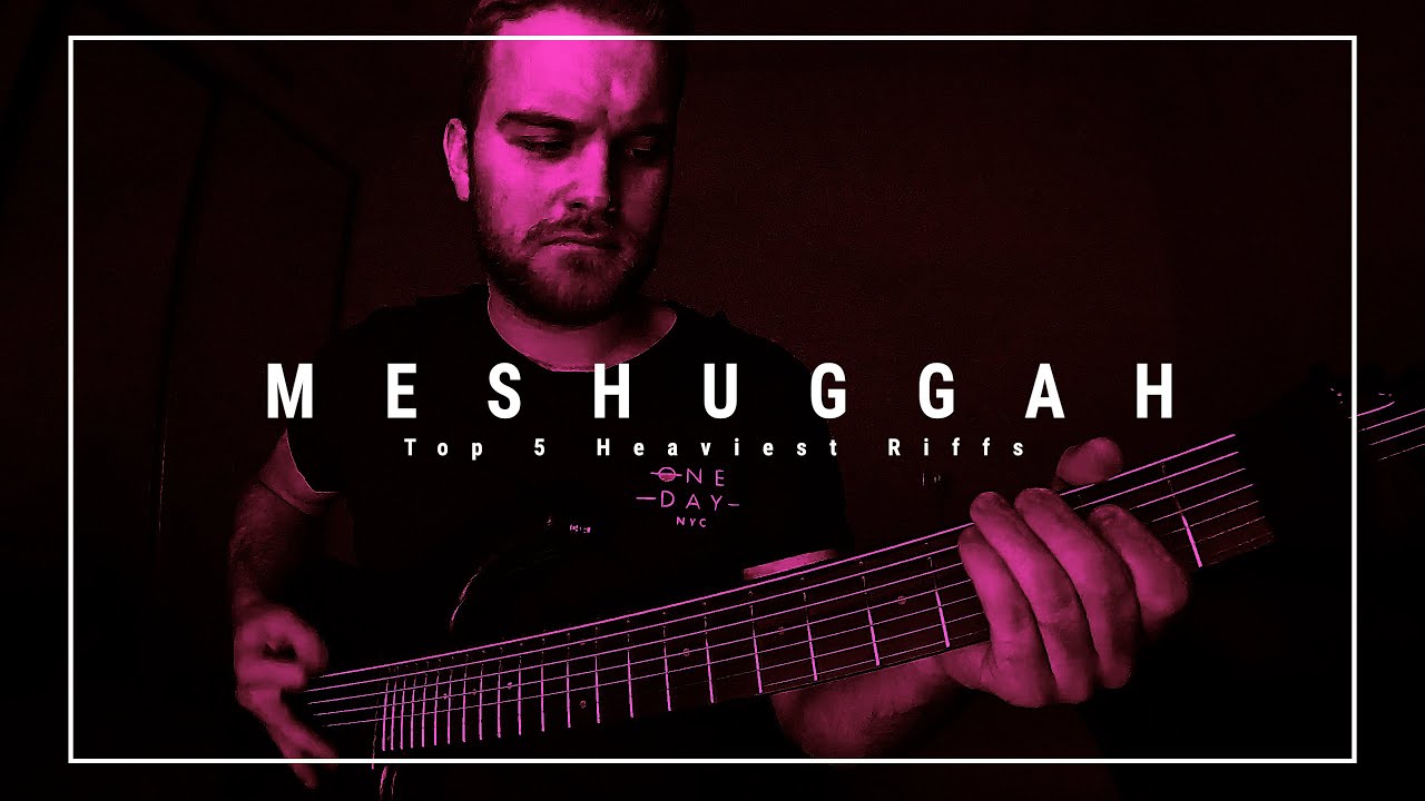 TOP 5 HEAVIEST MESHUGGAH RIFFS! - YouTube