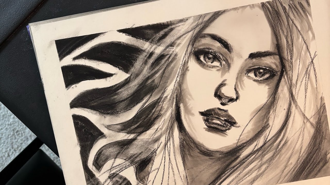 PORTRAIT Drawing //Re-creating, and comparing one of my drawings from ...