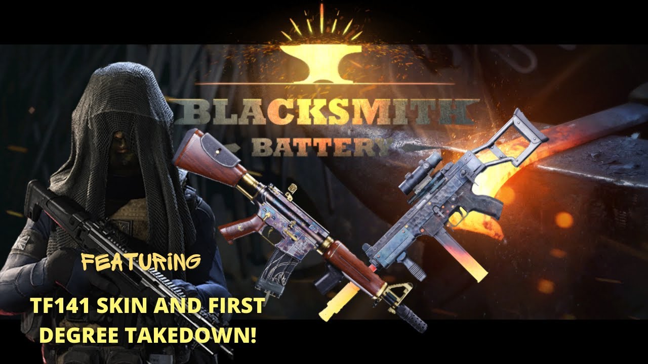BLACKSMITH BATTERY BUNDLE! ft TF141 OPERATOR AND FIRST DEGREE TAKEDOWN! (COD: Black Ops ...