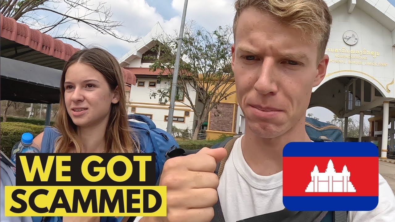 WORST BORDER CROSSING - Our First Impressions of Cambodia - YouTube