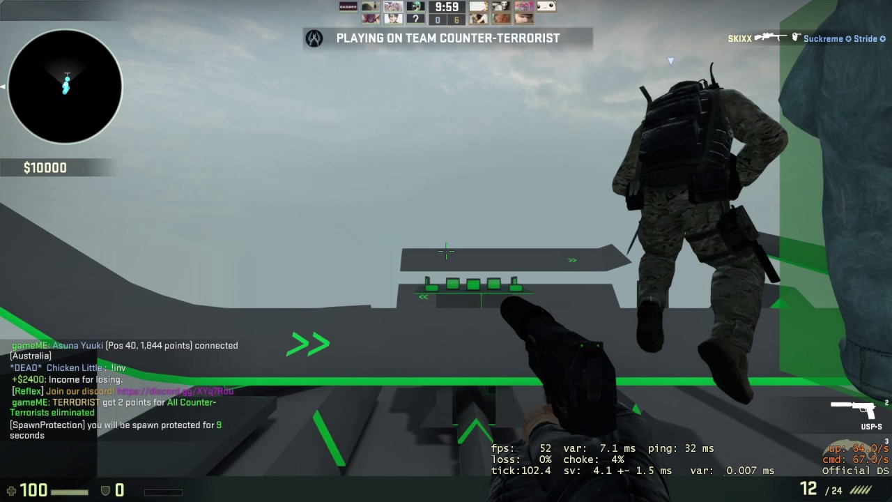 Sick beatboxing and rap in CSGO surf server - YouTube