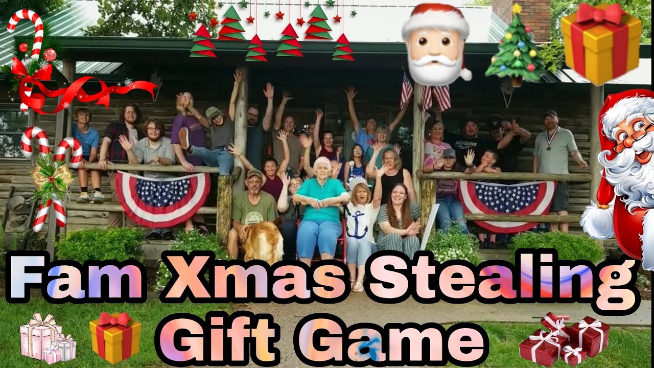 FAMILY CHRISTMAS STEALING GIFT GAME - YouTube