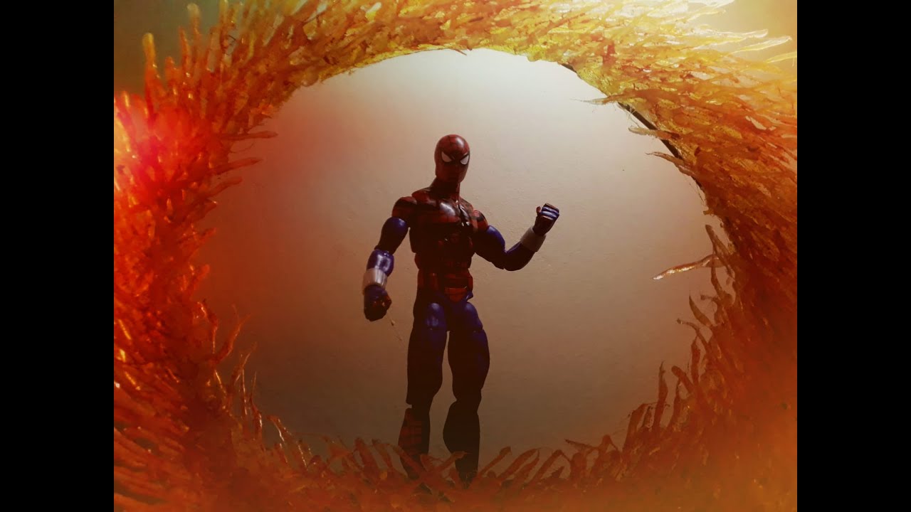 spider-man Ben Reilly dela colección retro poses dinámicas de Marvel ...