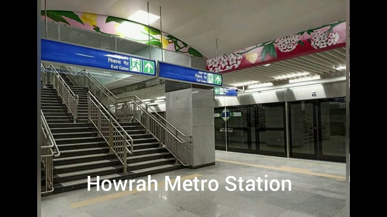 Howrah Metro Station - YouTube