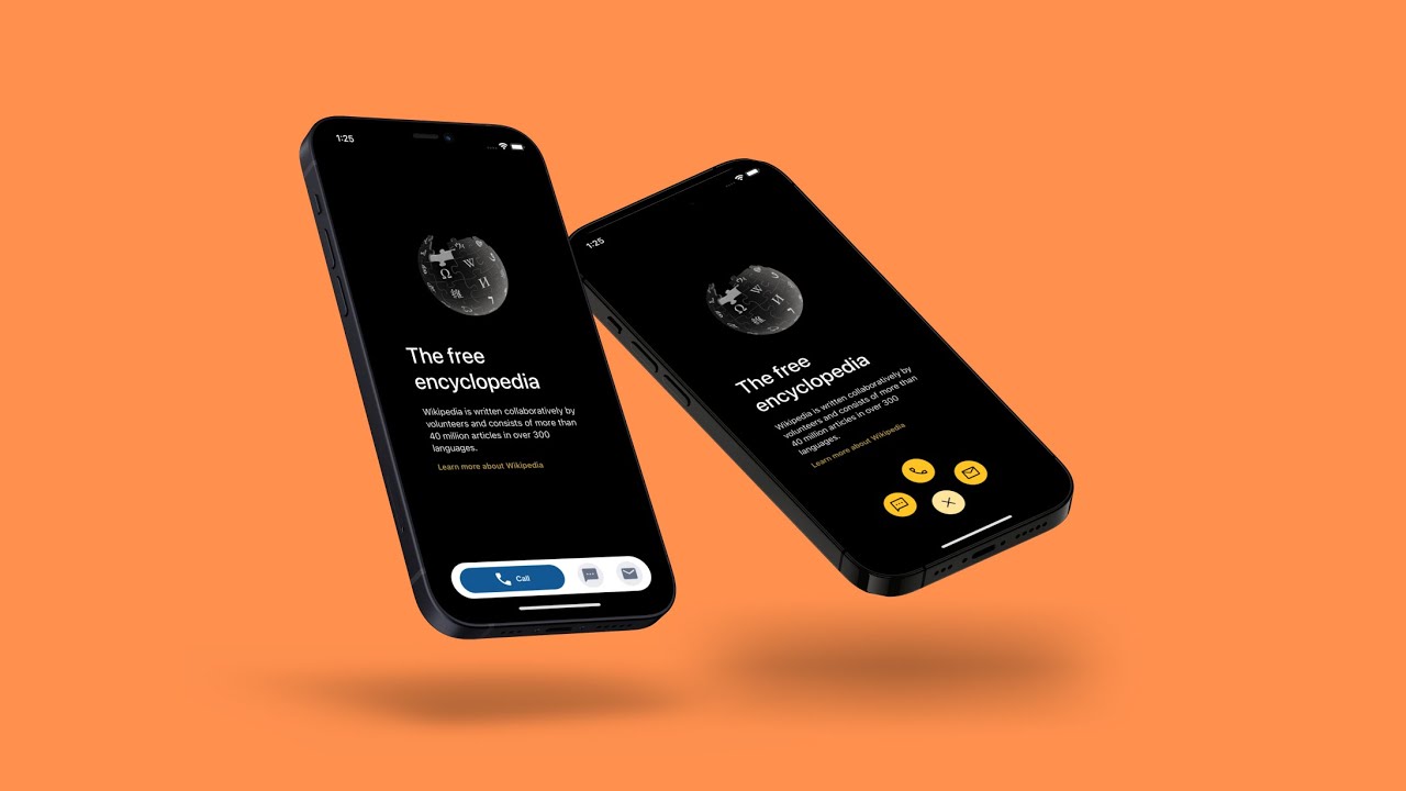 CTA Button Widget / Navigation Bar UI/UX Design - YouTube