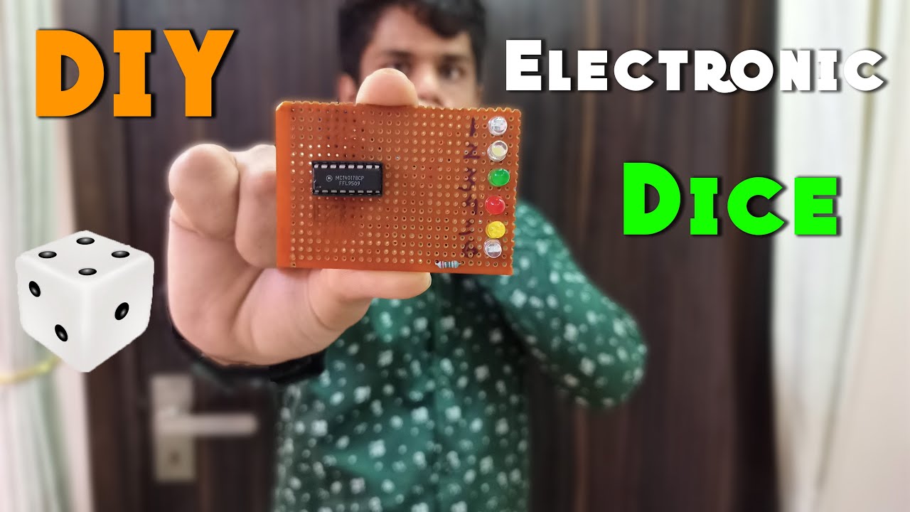How to make an electronic dice? | Basic Electro - YouTube