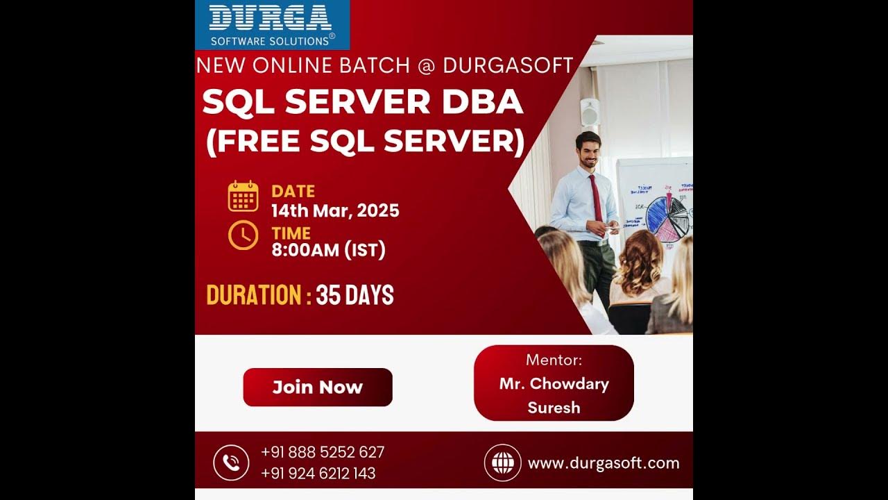 🔥 SQL Server DBA Training | Free SQL Server Course | New Online Batch ...