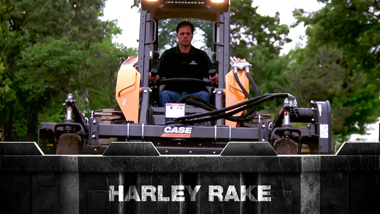 Make the Grade with CASE Harley Power Box Rakes - YouTube
