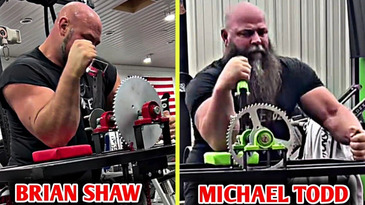 BRIAN SHAW TRIES MICHAEL TODD'S SIDE PRESSURE LIFT.. - YouTube