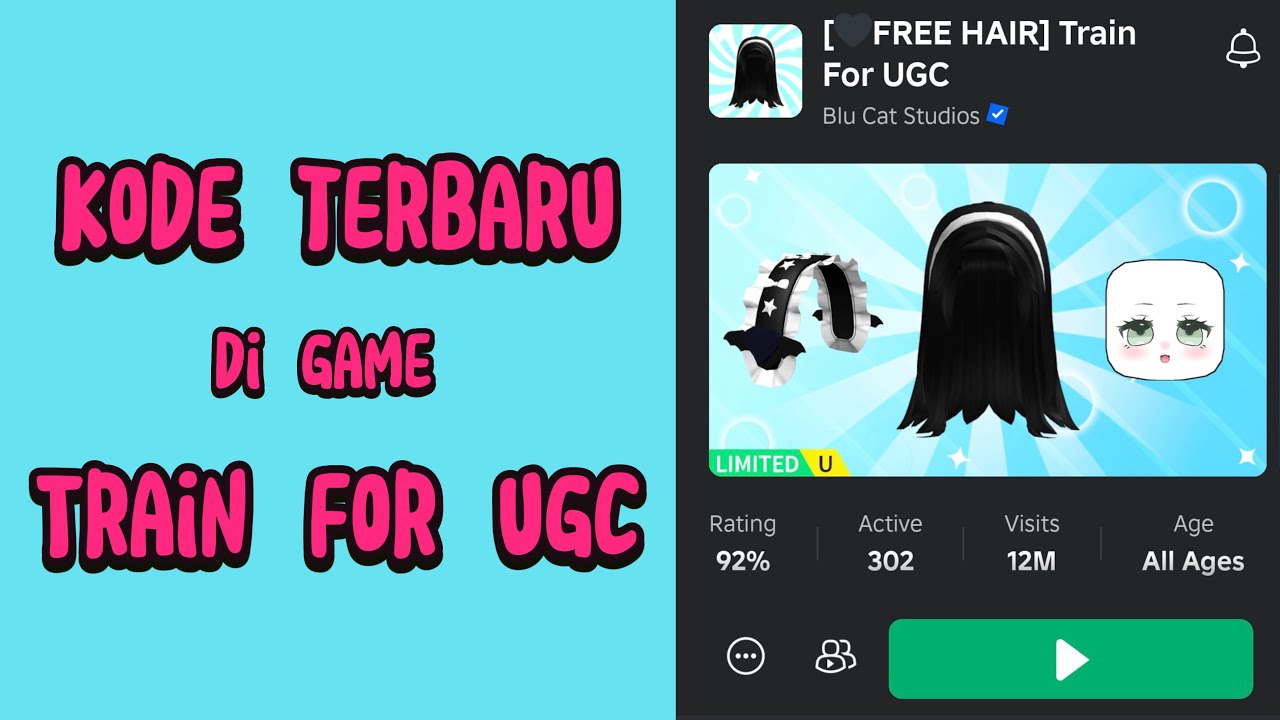 REEDEM CODE DI GAME ROBLOX - TRAIN FOR UGC 😍😍 - YouTube