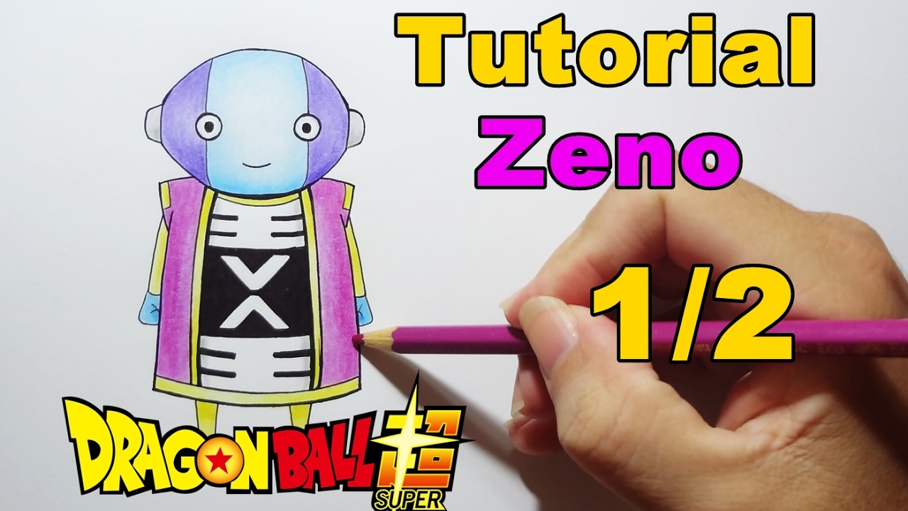 Como Desenhar Zeno 1/2 Dragon Ball Super - How to Draw Zeno - YouTube