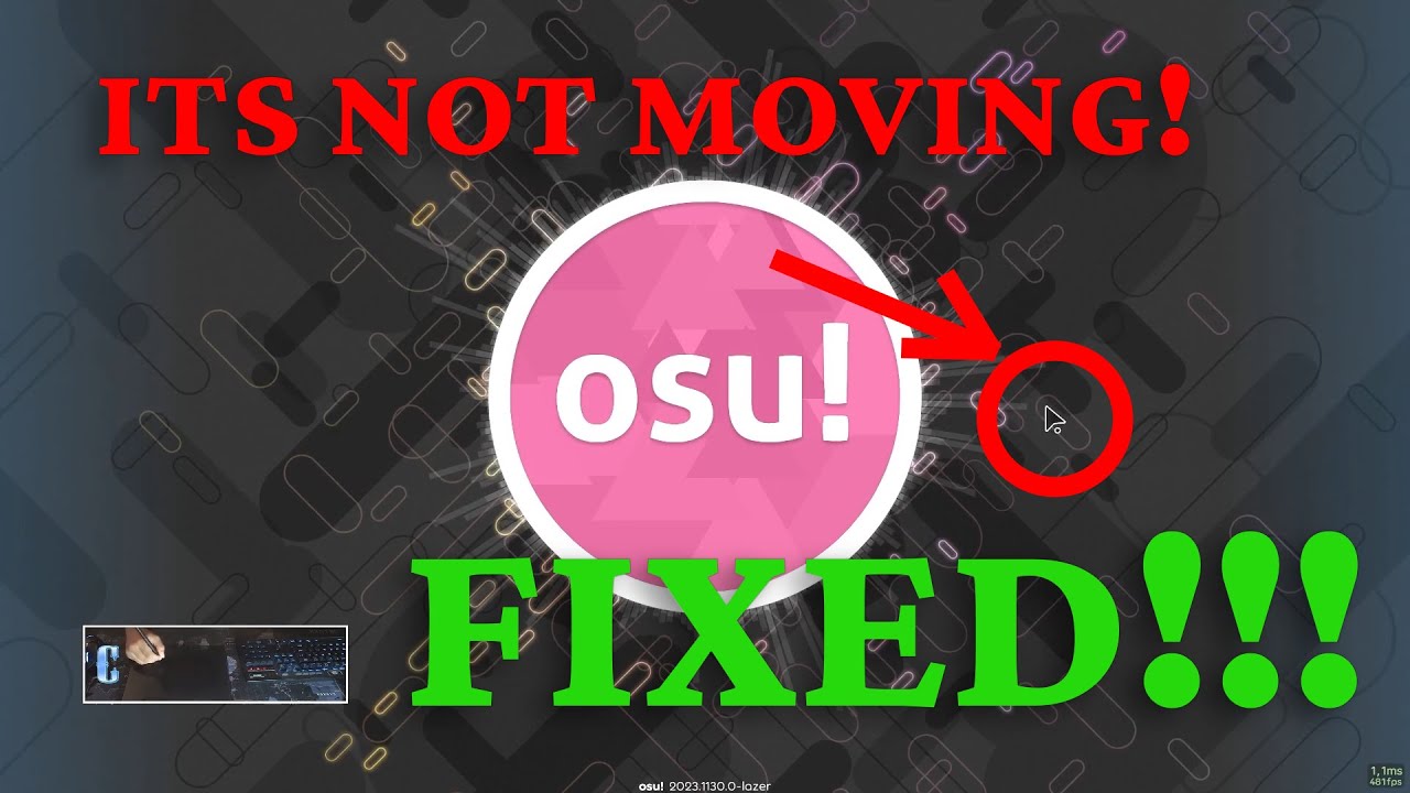 Osu!Lazer - How to fix tablet cursor glitch - YouTube