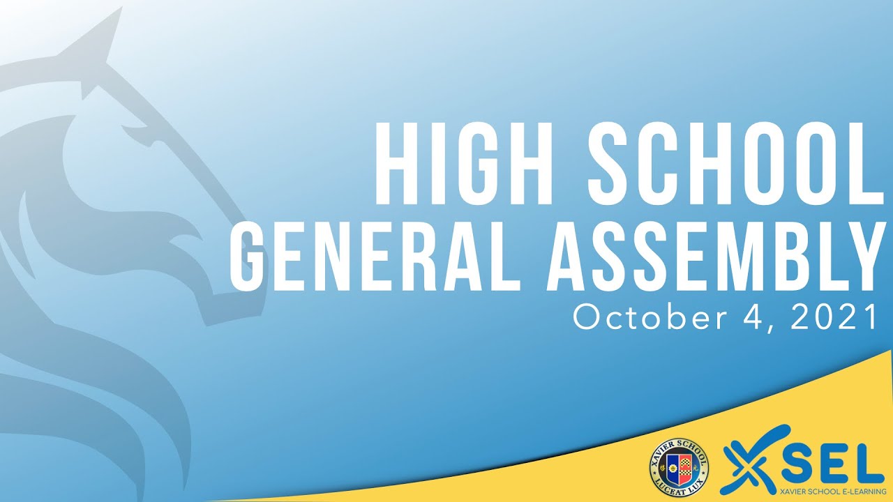 HS General Assembly October 4,2021 - YouTube