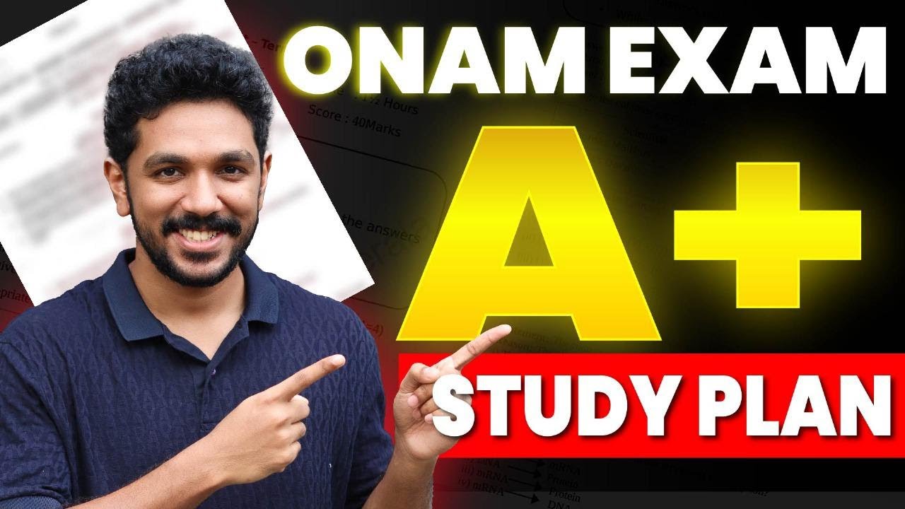 +2 Onam Exam Ultimate Study Plan | A+ Guarantee - YouTube