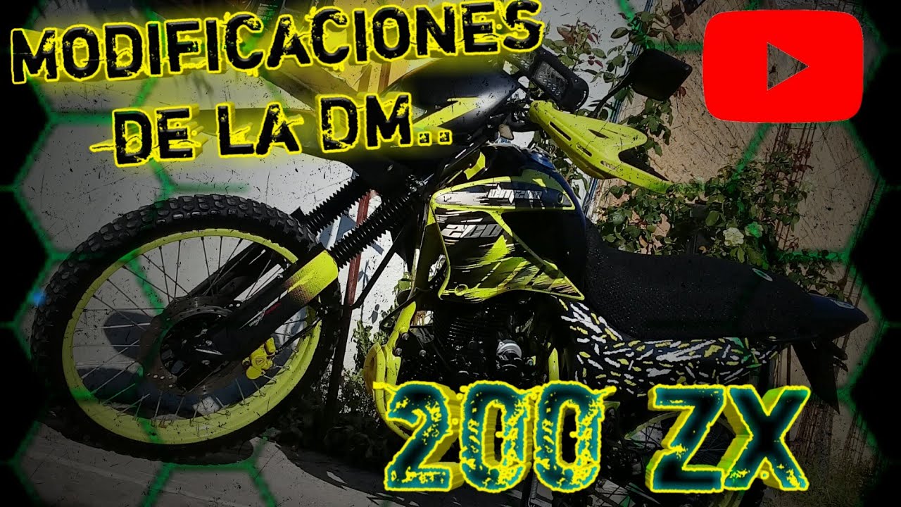 🔥 Italika Dm 200 modificada / Modificaciones en la Dm 200!!! - YouTube
