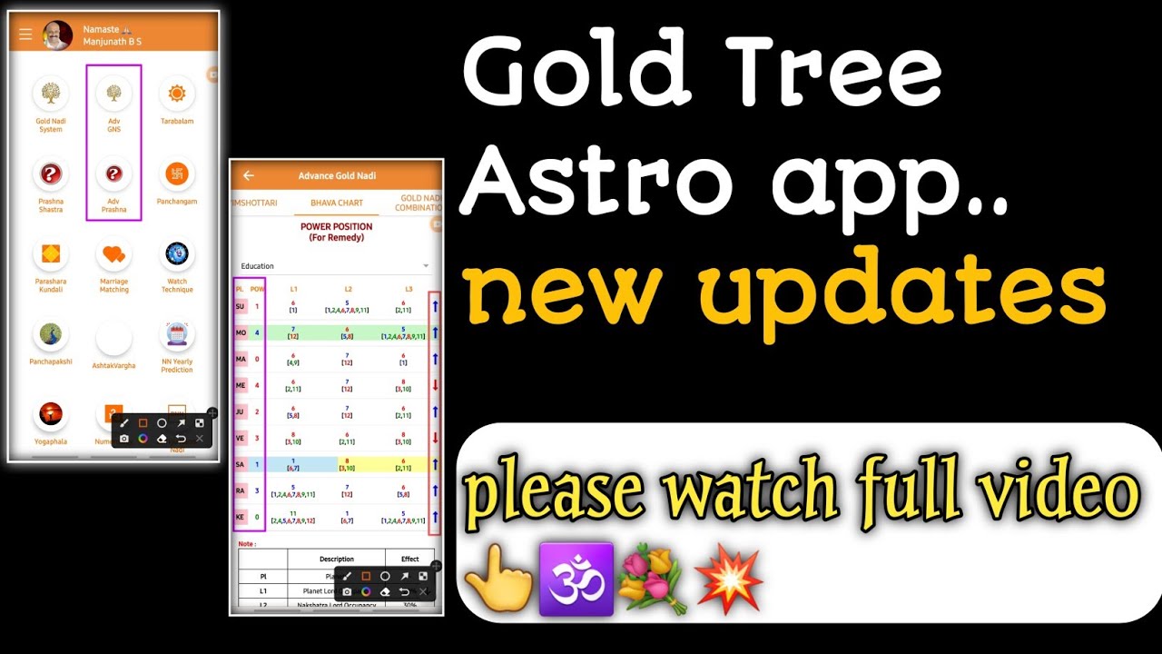 Gold tree astro app new update information | horoscope analys / Reading ...