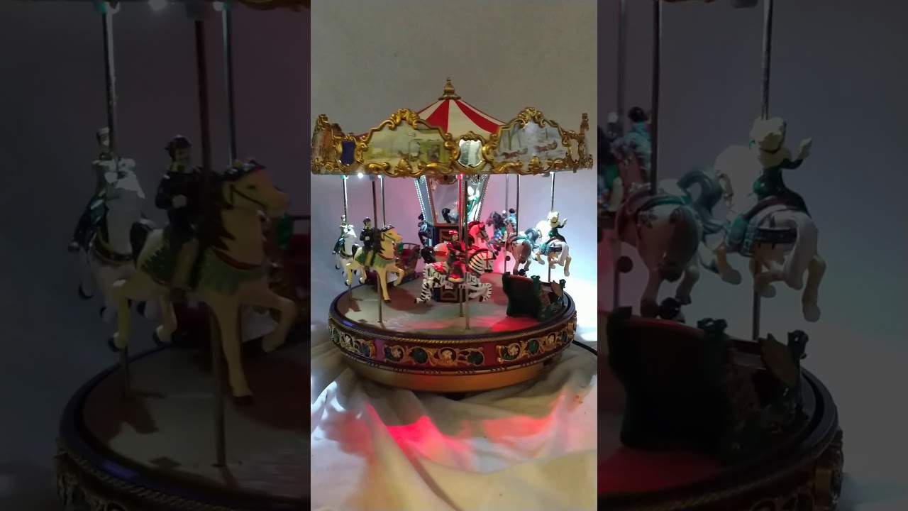 Mr Christmas gold label animated carousel - YouTube