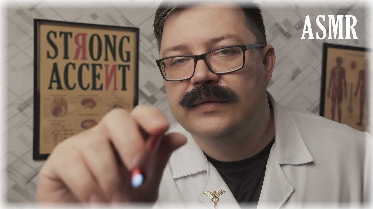 ASMR DOCTOR PSYCHIATRIST WILL CONDUCT TESTS ON YOU! Strong Accent ...