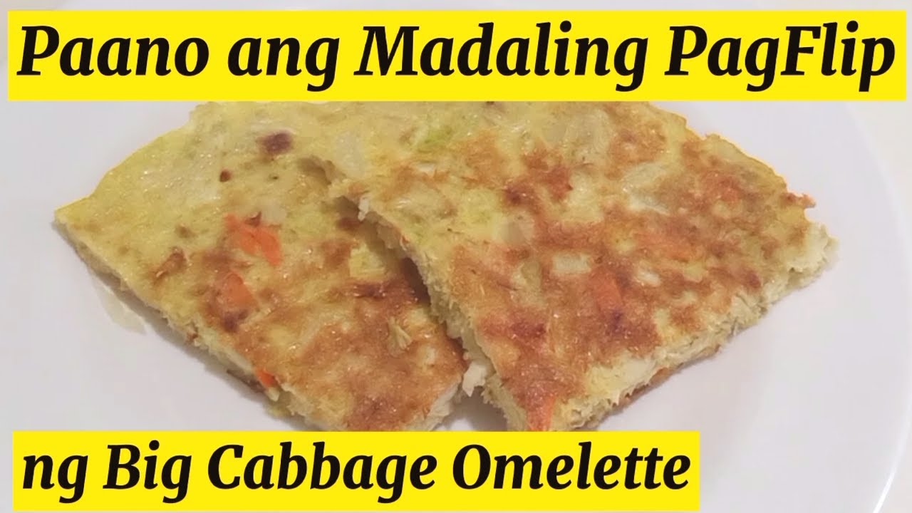 Tortang Repolyo with Chicken Cabbage Omelette with Chicken Tortang ...