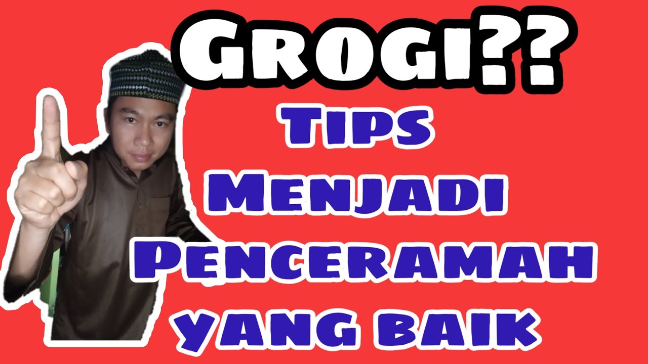 Cara menjadi Penceramah or Public Speaker Professional || How to be a ...