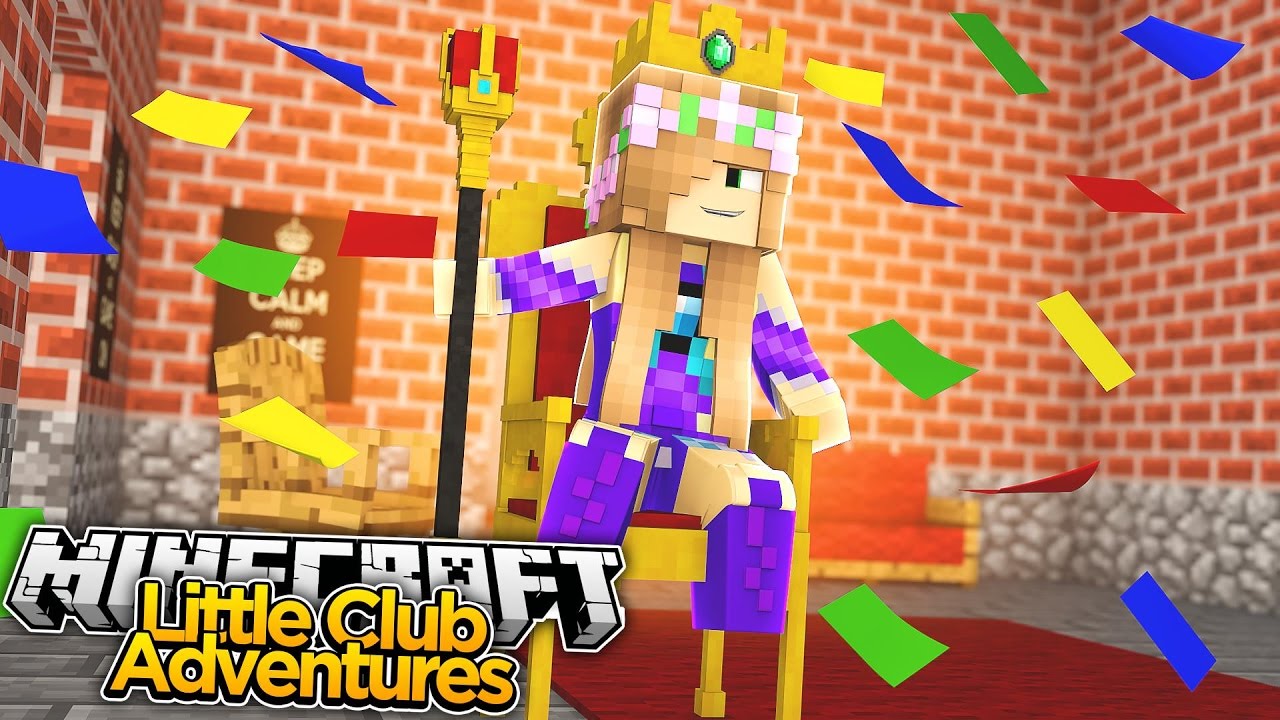 Minecraft Little Club Adventures - LITTLE KELLY IS QUEEN OF MINECRAFT ...