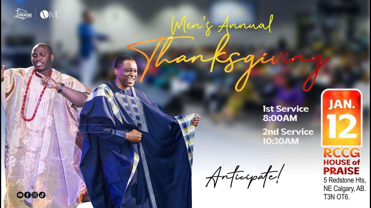 MEN OF IMPACT ANNUAL THANKSGIVING 2025 SECOND SERVICE II PASTOR ...