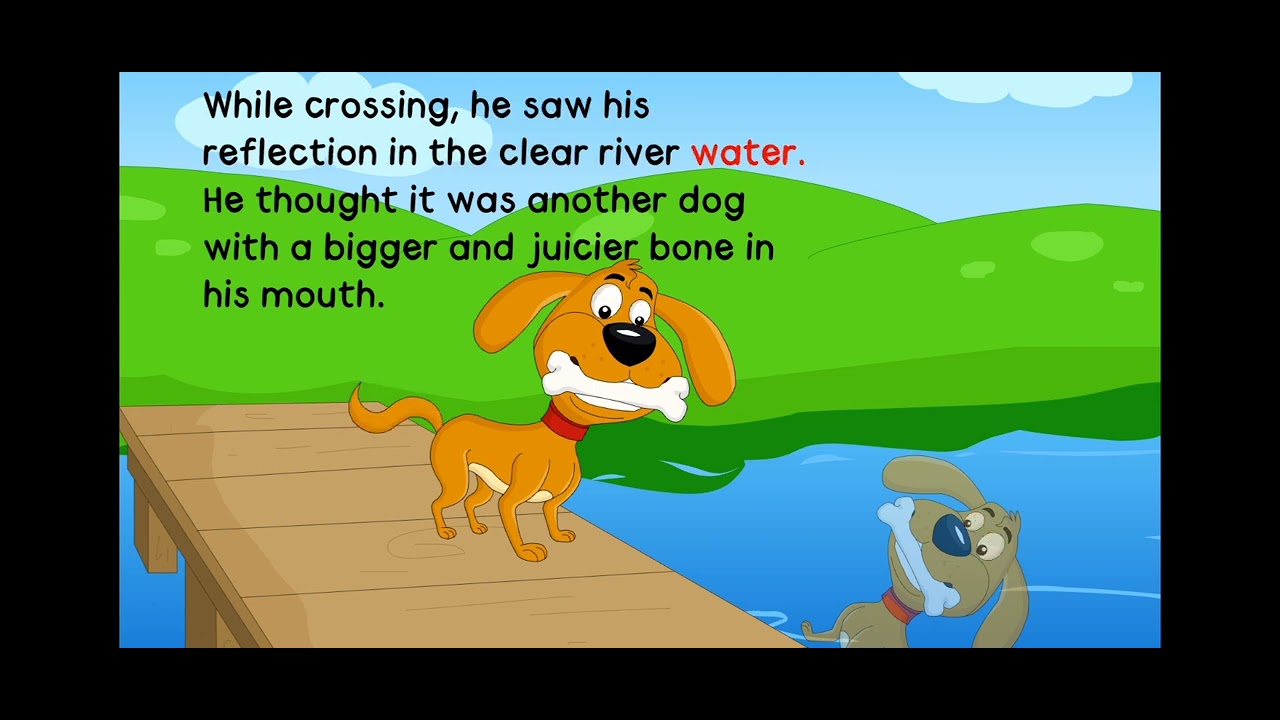 The Dog and The Bone | Story For Kids | Moral Story For Kids | Bedtime ...