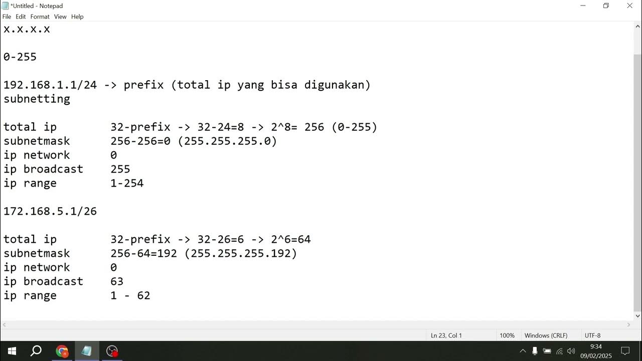 IP Address dan Subneting - YouTube