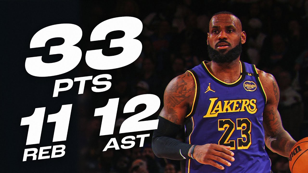 LeBron James Was UNSTOPPABLE In Madison Square Garden | February 1 ...