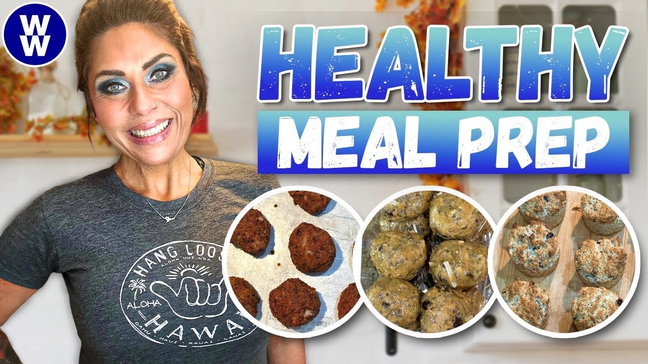 HEALTHY (& delicious) WW MEAL PREP - BRAN MUFFINS - QUINOA PIZZA BITES ...