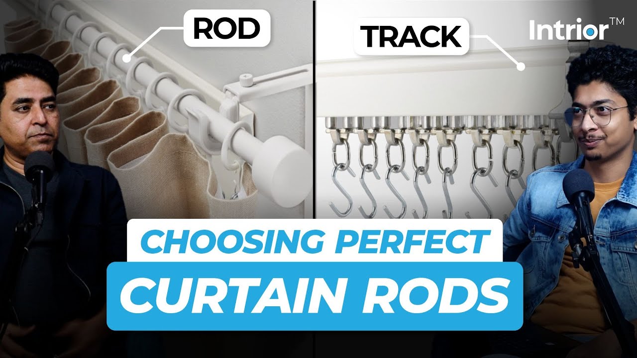 How to Select Curtain Rods | Channel Vs Rods | #design #curtains # ...