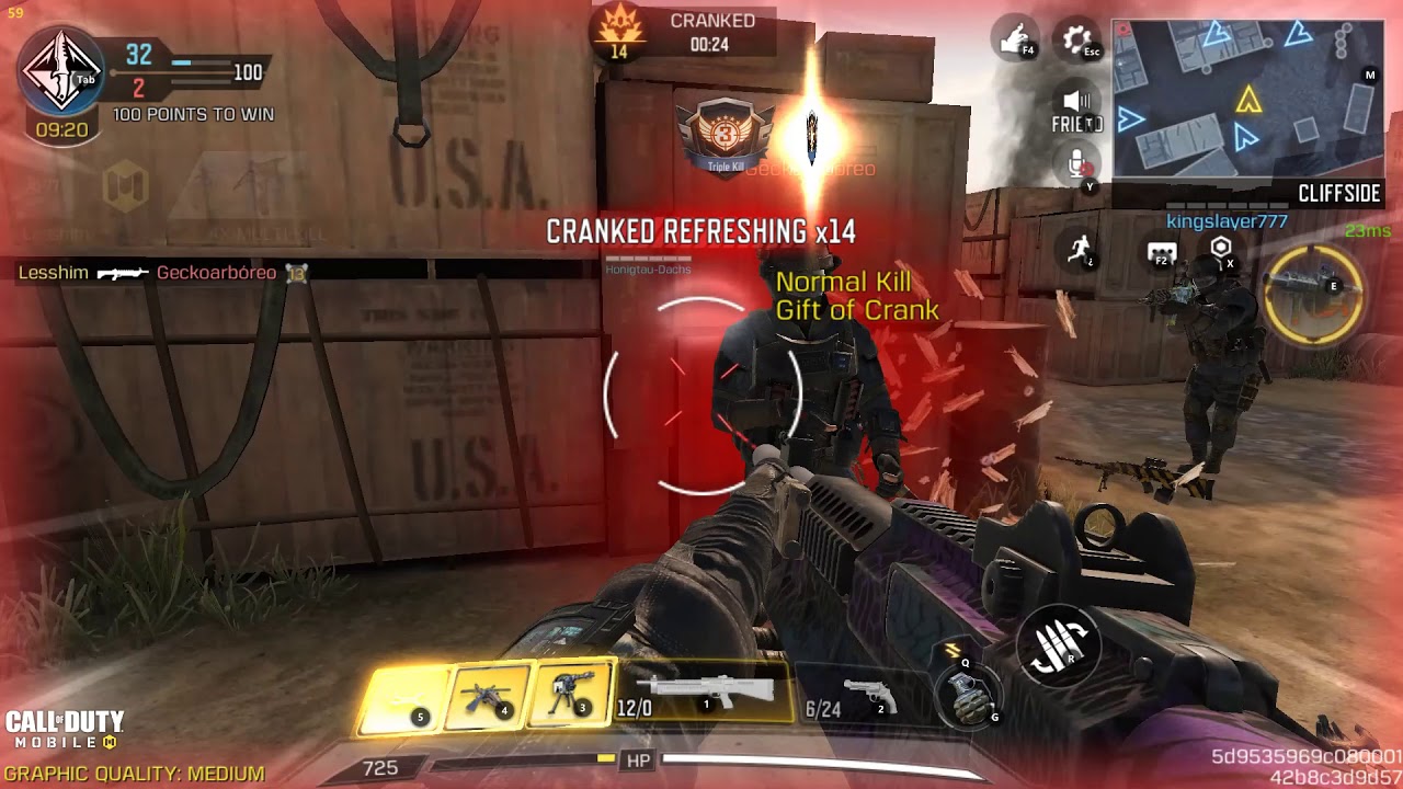 Cranked Cod Mobile / Feed The machine - YouTube