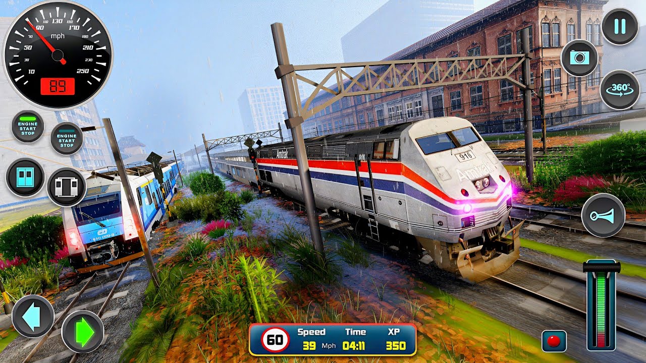 City Passenger Train Driver Simulator 3D - Android Gameplay - YouTube