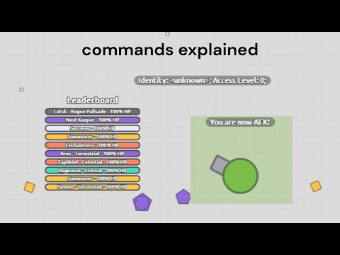 All the arras.io commands explained in 3 minutes! - YouTube