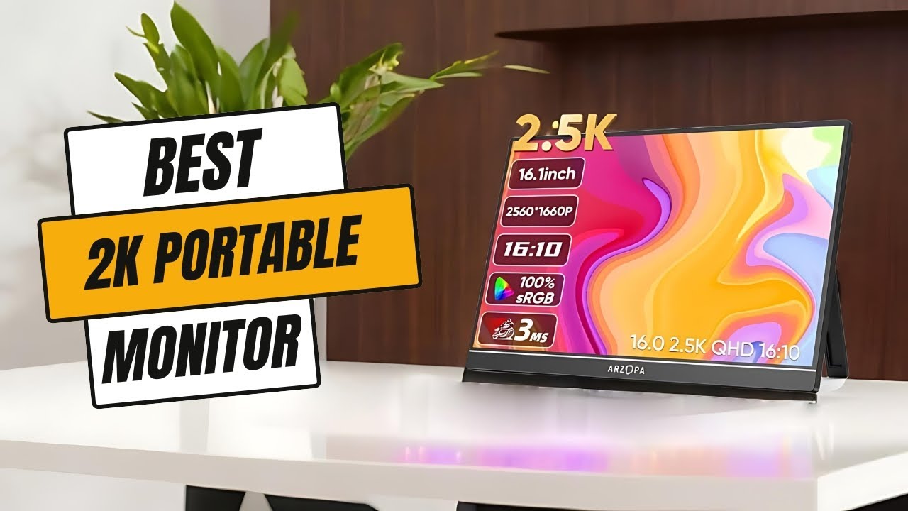 Best 2K Portable Monitor // Arzopa 2K Portable Monitor for MAC, Laptop ...