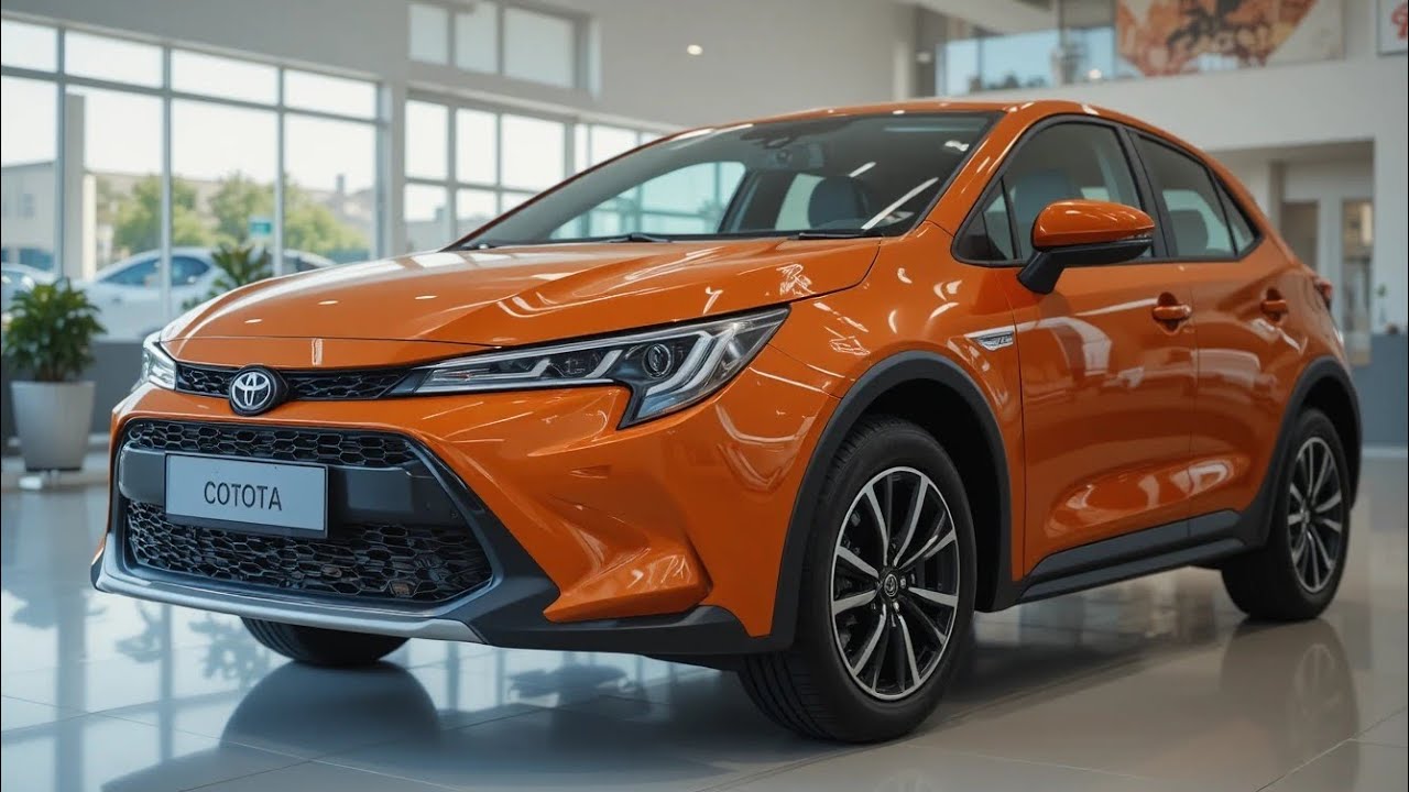 New 2026 Toyota Corolla Cross Classic Orange color - YouTube