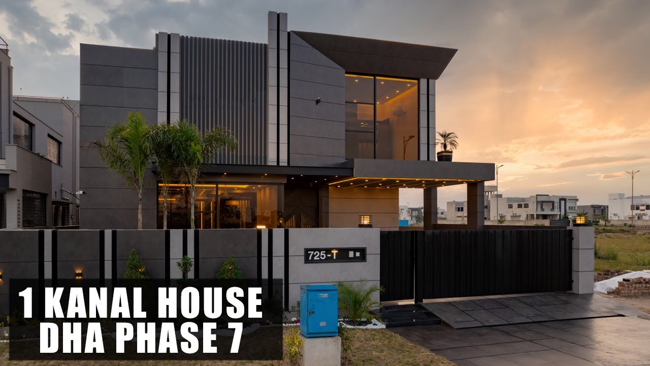 1 Kanal House for Sale by Abdullah Builders Sector T Phase 7 DHA, Lahore - Pakistan - YouTube