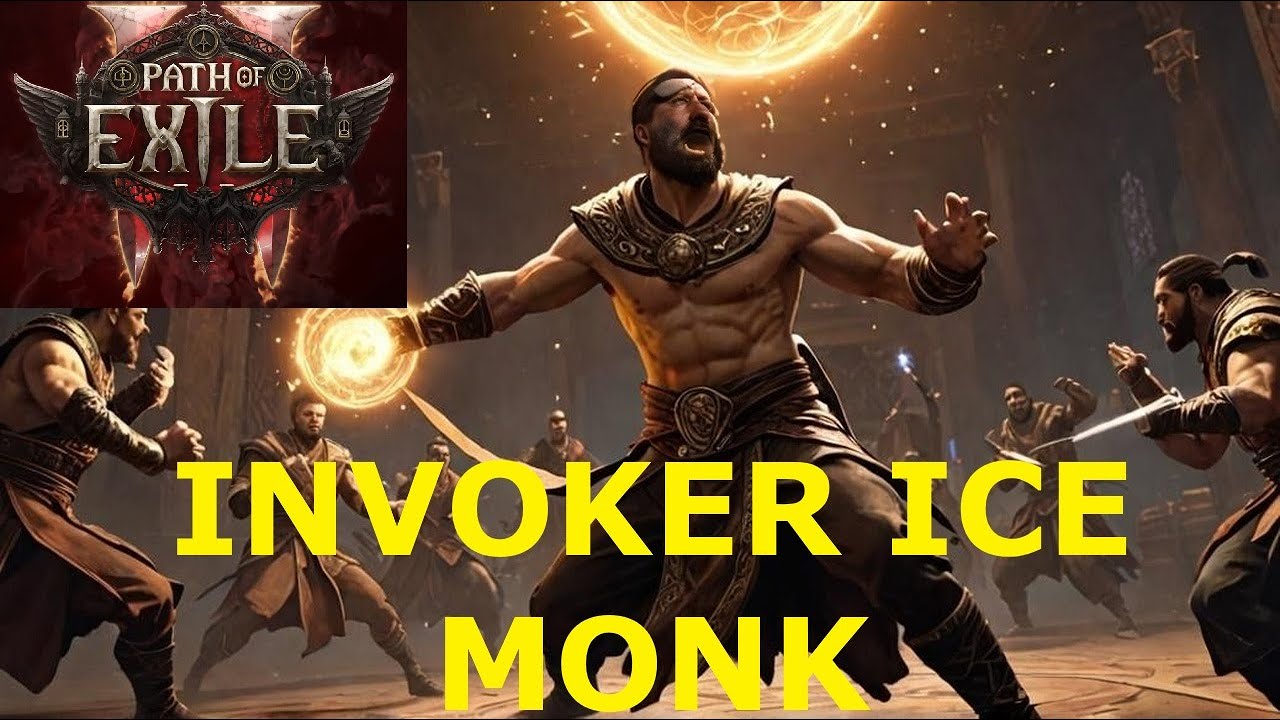 Invoker Ice Monk Path of Exile 2... Just A Tiny Taste Of Awesomeness ...