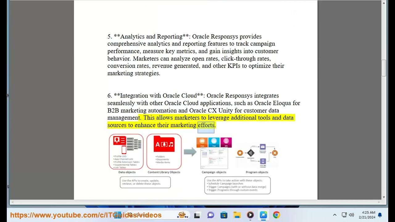 Oracle responsys 101: oracle responsys documentation ? - YouTube