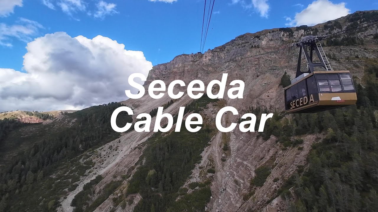 Seceda Cable Car Ride - YouTube