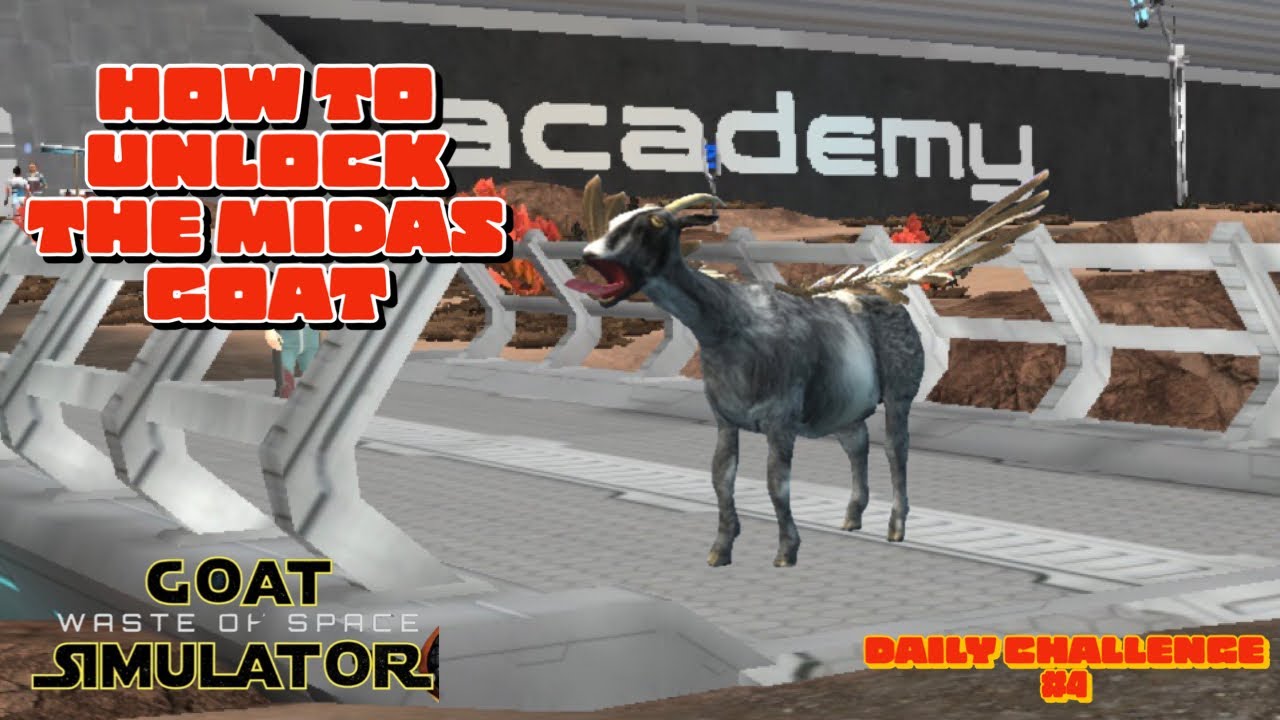How To UNLOCK The MIDAS GOAT In Goat Simulator: Daily Challenge #4 ...