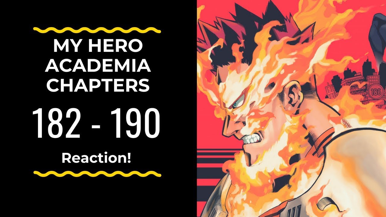 WHAT A CHAPTER TO CATCH UP ON! - My Hero Academia Chapters 182 - 190 ...