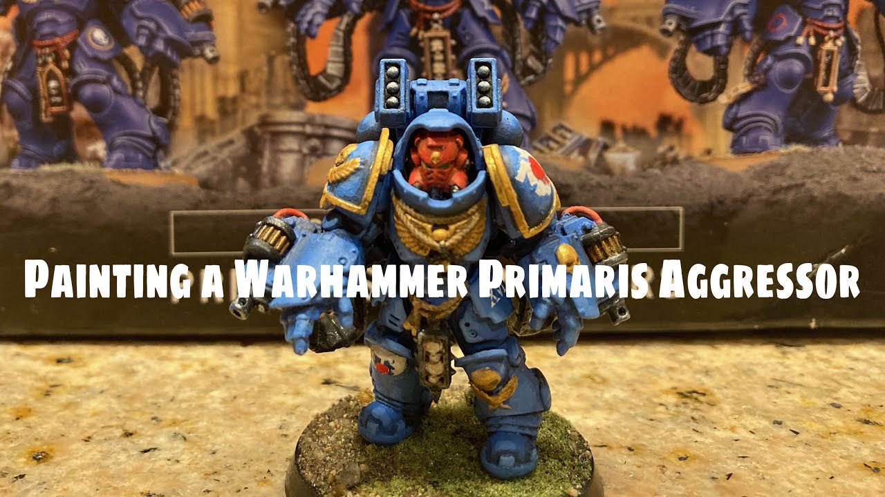 Painting a Warhammer Primaris Aggressor! - YouTube