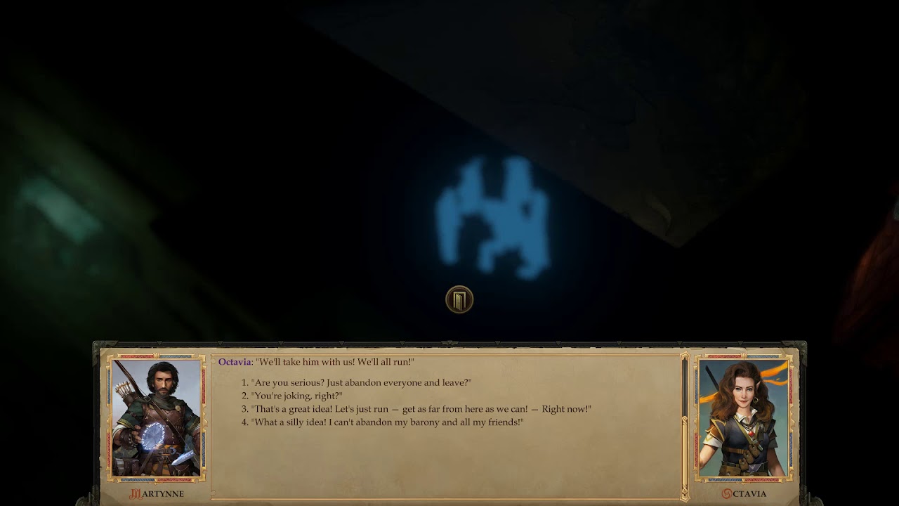 Pathfinder: Kingmaker - After Camping - Octavia wants to run away - YouTube